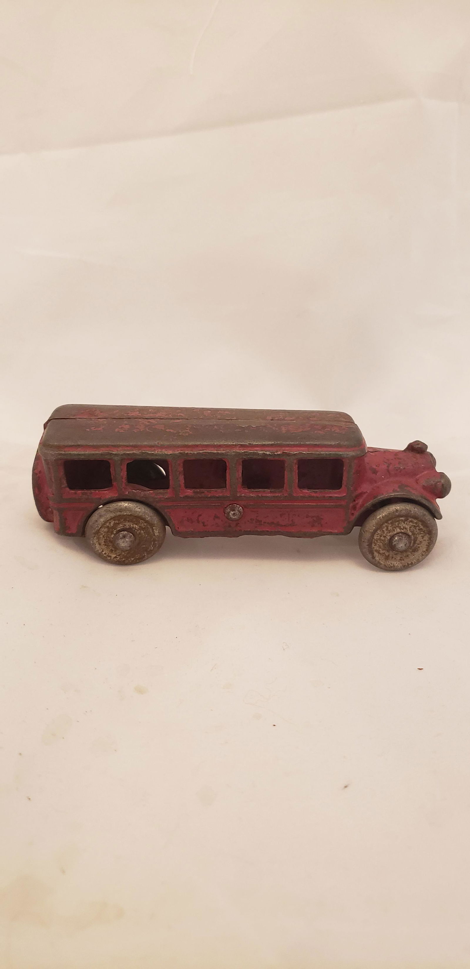 Antique Toy Metal Bus