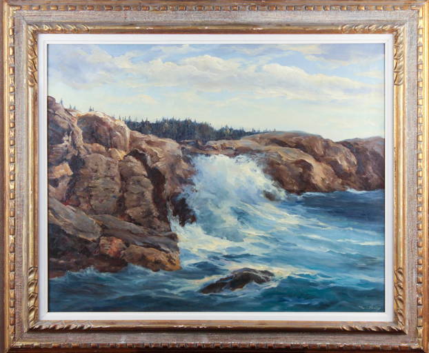 William C. Ehrig (1892 1969) Oil On Canvas Painting