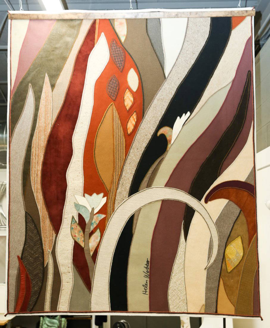 Helen Webber Tapestry, 'grasses 2' Auction