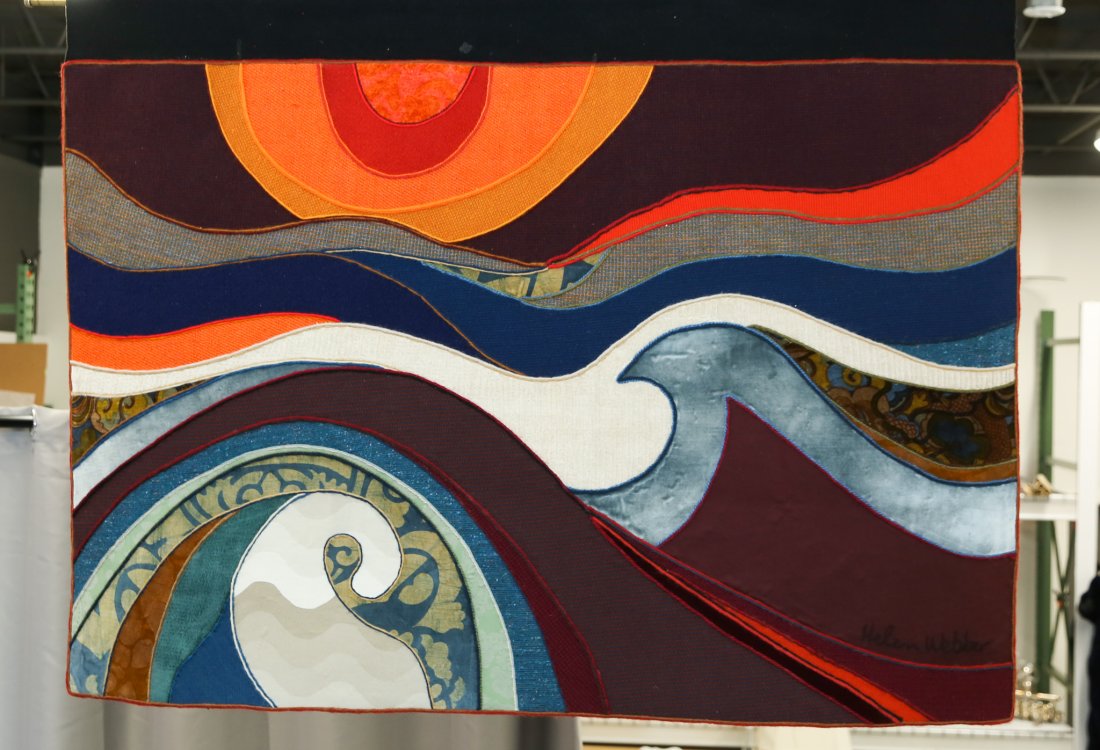 Helen Webber Tapestry, 'new Wave'