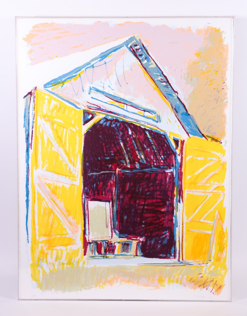 Wolf Kahn Lithograph Limited Edition Hand Signed