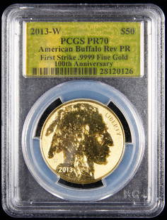 2013 W 1 Oz Reverse Proof Gold Buffalo Pr 69 Pcgs (firststrike)