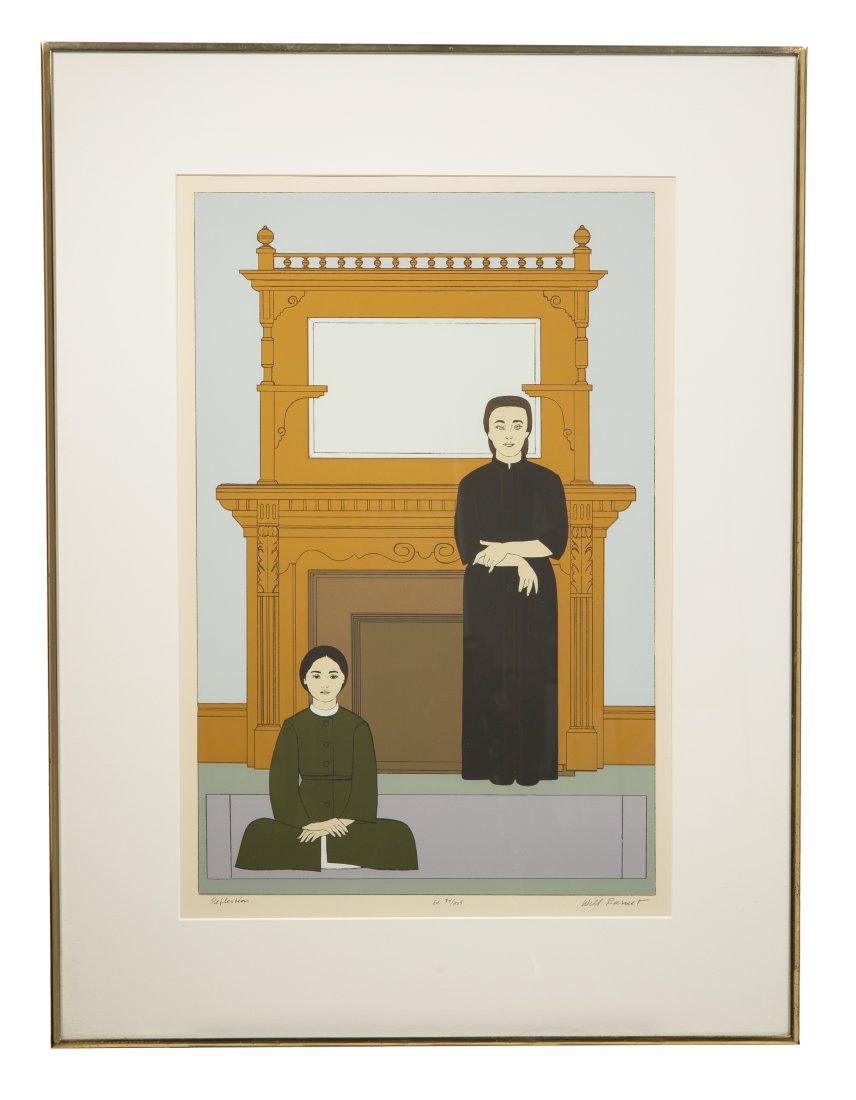 Will Barnet (american, 1911-2012) "reflection" Serigraph Auction
