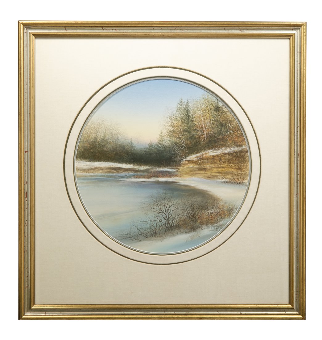 Arnold Alaniz (american, B. 1943) "cove Point I" Painting Auction