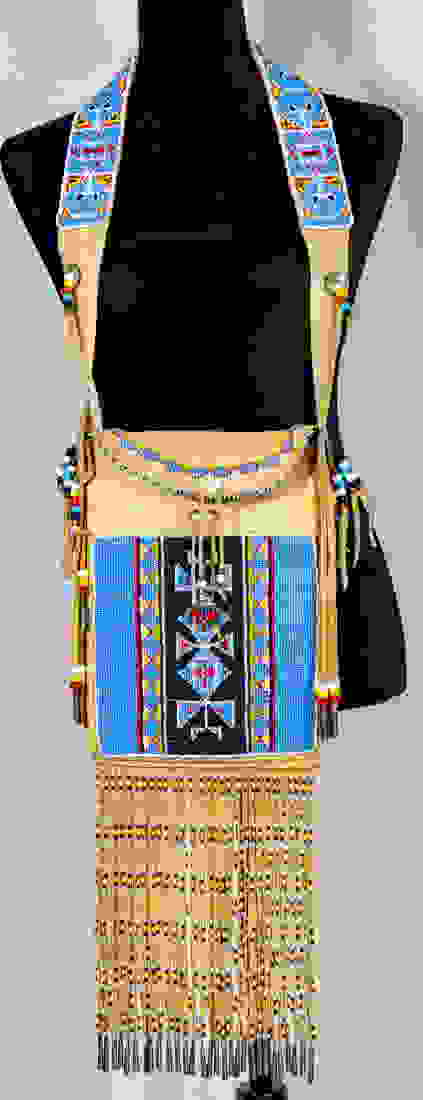 Three Pieces Handmade Native American Bead Work Auction