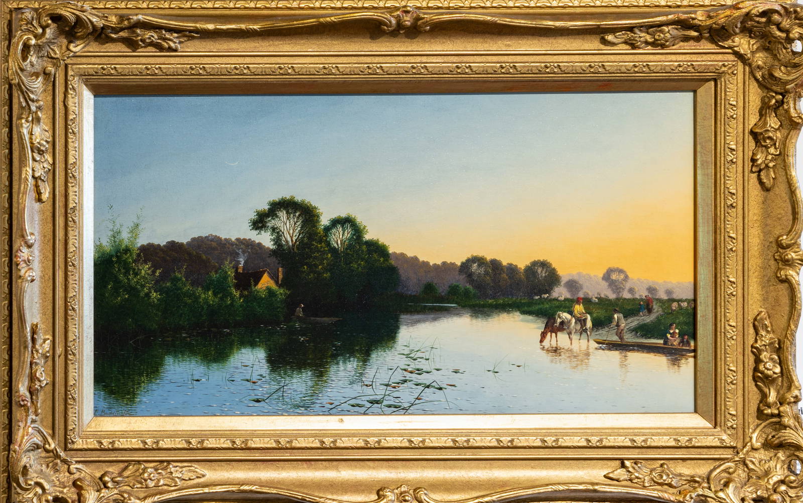 Edwin Henry Boddington Jr. (british, 1836-1905) "red Cap" Auction