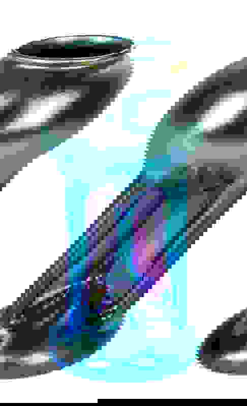 Steuben Blue Aurene Pinched Glass Vase Auction