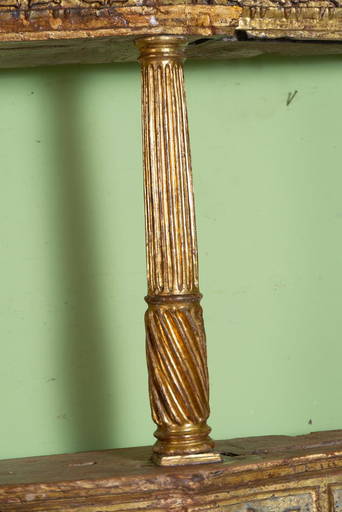 Front Element of a Tabernacle-type Altar with four columns in the ...