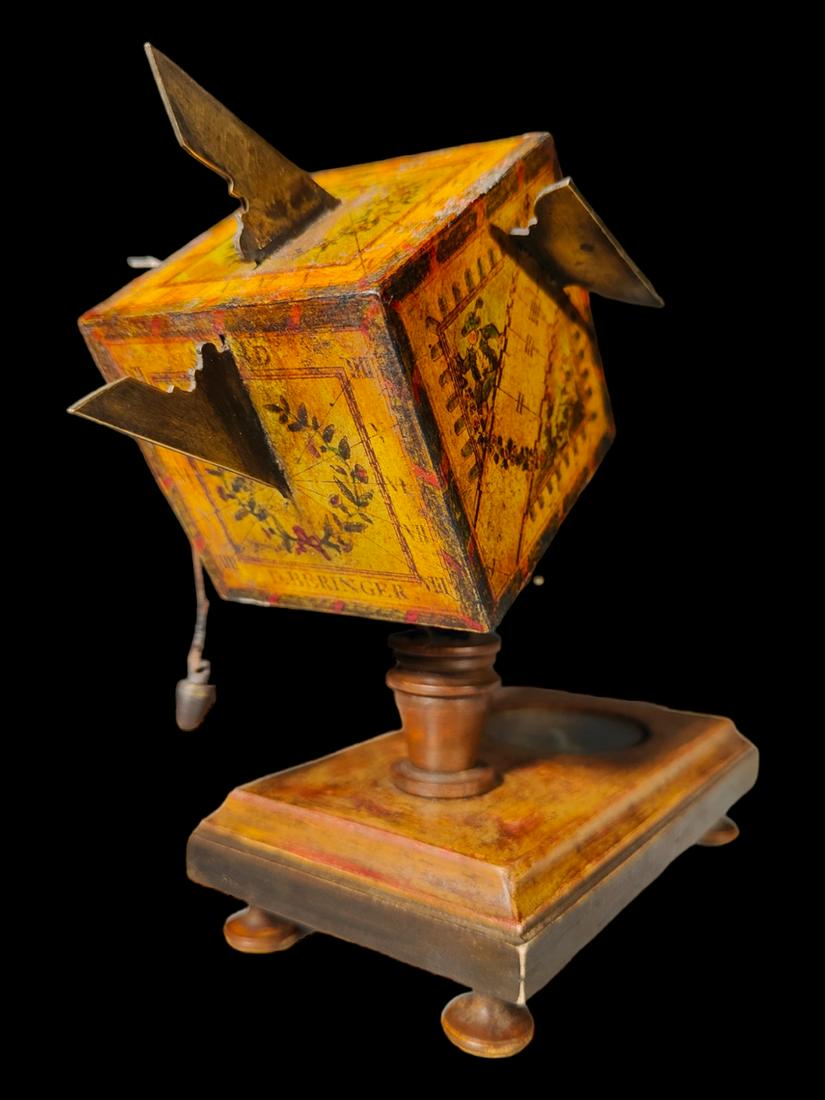 Portable Cube Sundial David Beringer Ca. 1780â€“1821, 18th - 19th ...