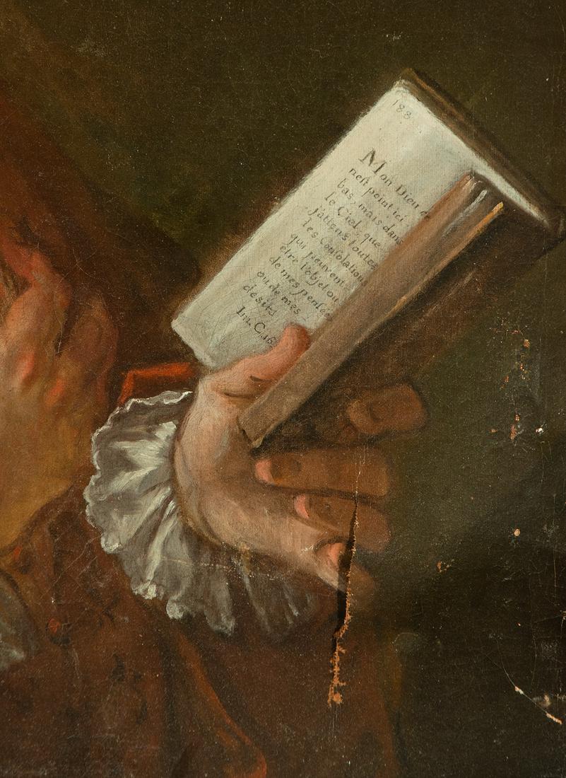 Portrait Of French Noble Courtier, Louis Xv Period, Signed And Dated In ...