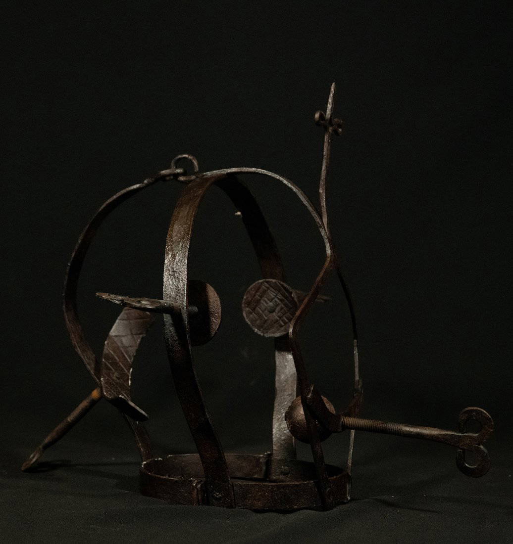 Rare And Spectacular Torture Mask For Head, 19th Century Victorian Work ...