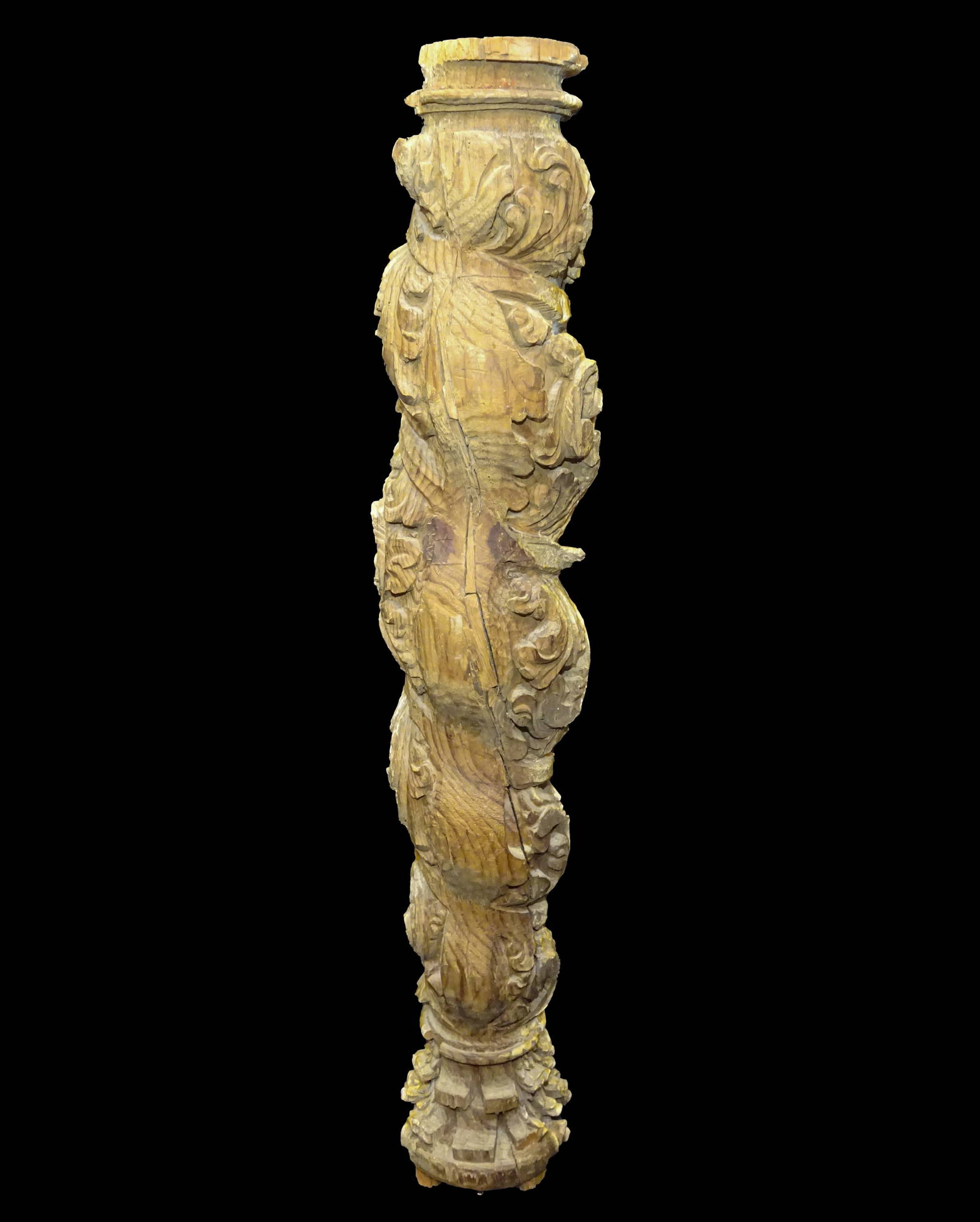 18th Century Italian Baroque Solomonic Column Auction