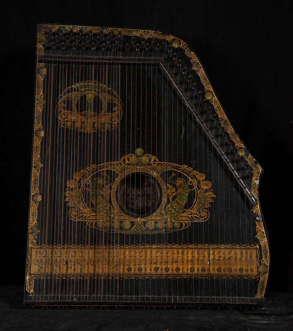 Beautiful 19th Century Italian Harp Auction