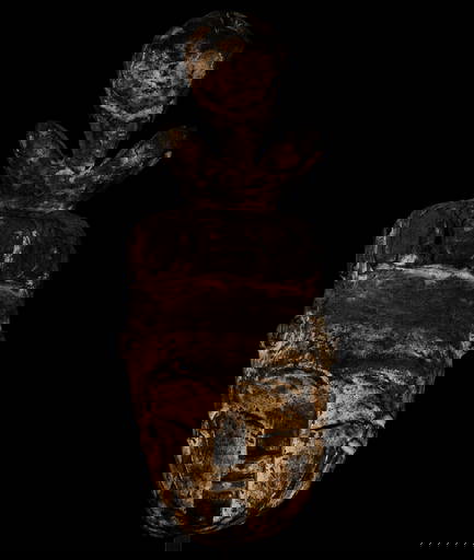 20th Century African Bini Ritual Mask From Nigeria, Certificate Attached