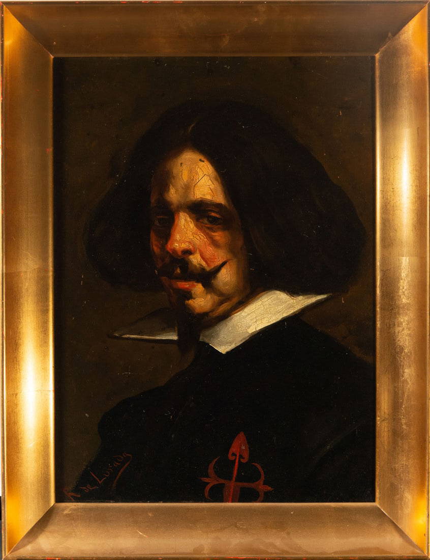 Self-portrait Of Velázquez, Following Models Of The 17th Century ...
