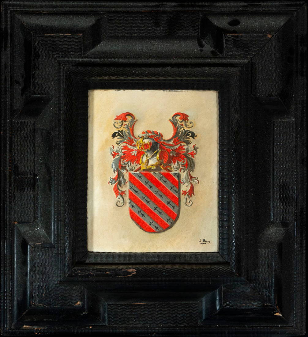 Important Flemish Period Frame From The 17th Century With 19th Century ...