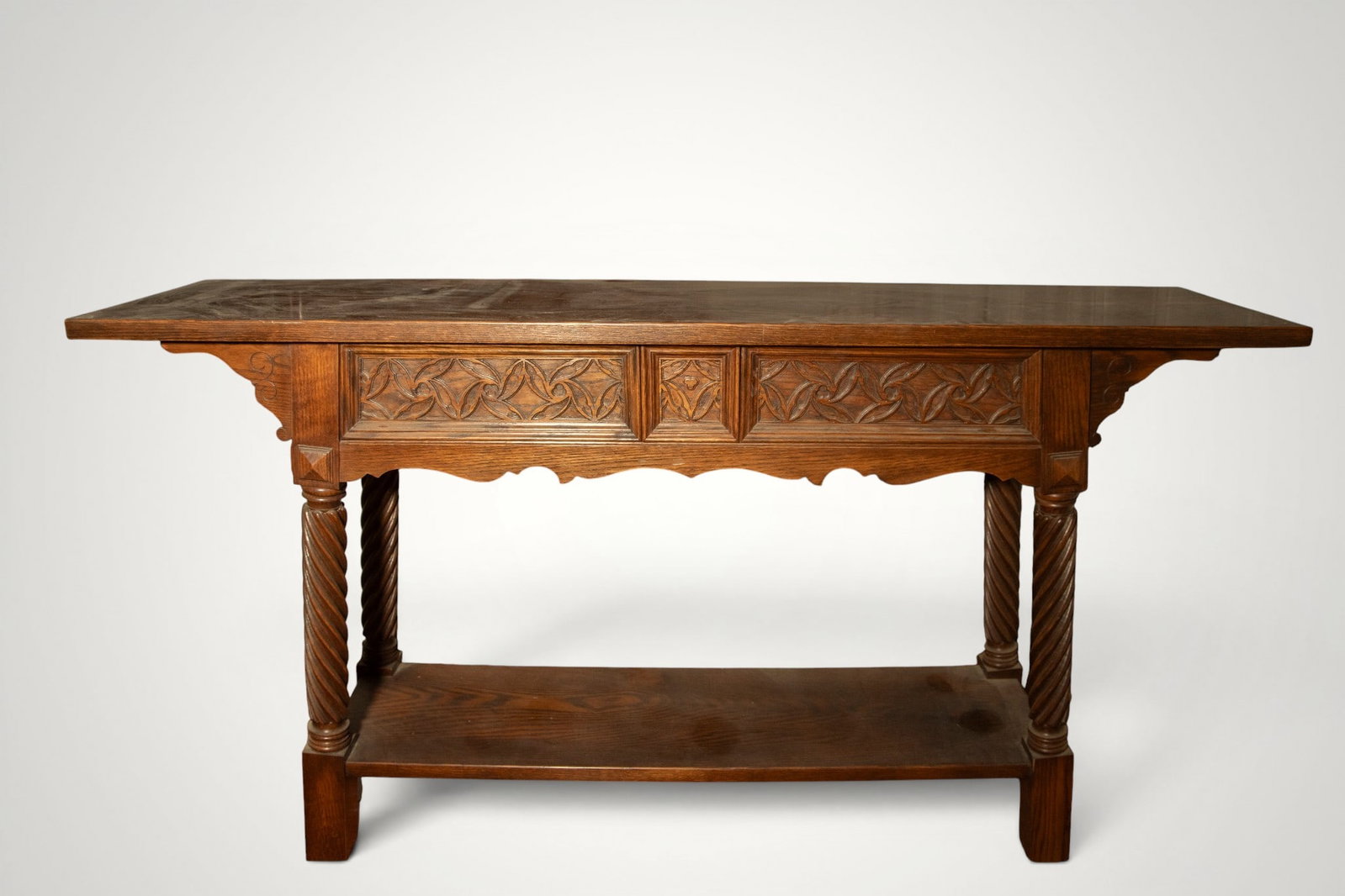 Catalan "arts I Oficis" Hall Table In Neo-gothic Style Auction