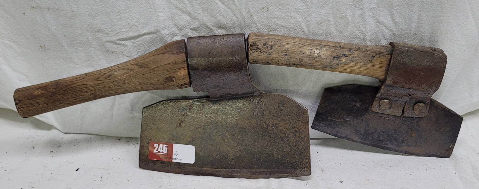 (2) Signed Broad Axes Auction