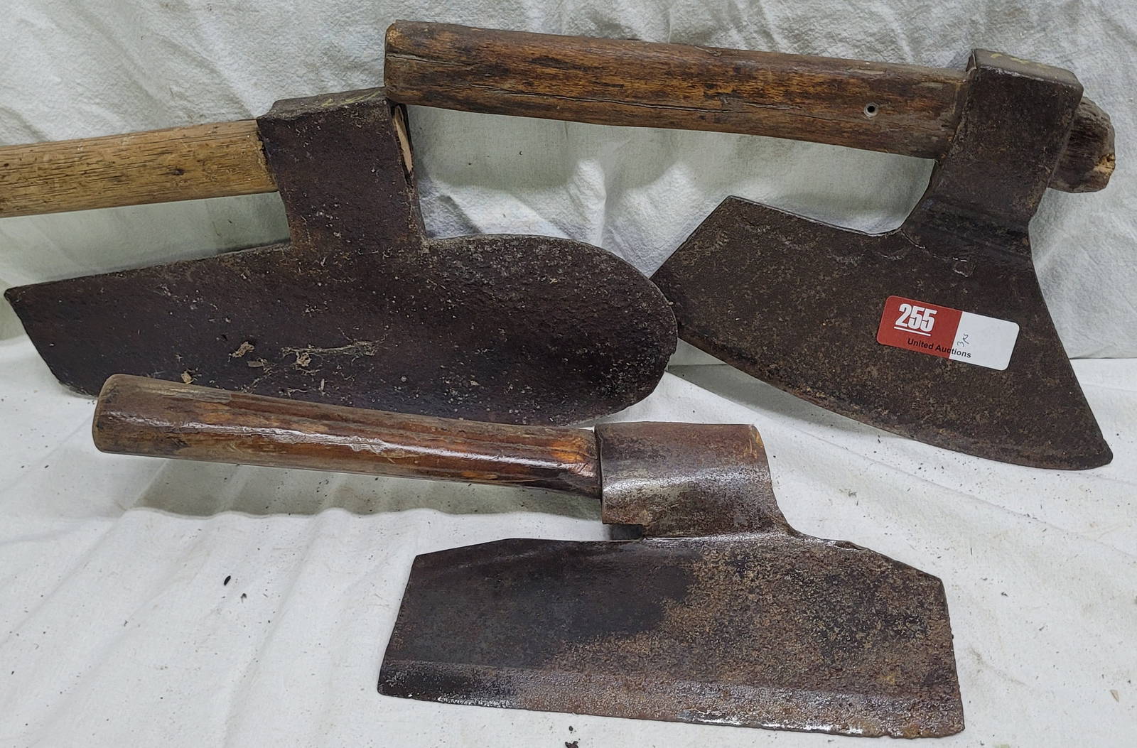 (3) Goosewing Broad Axes With Early Touch Marks Auction