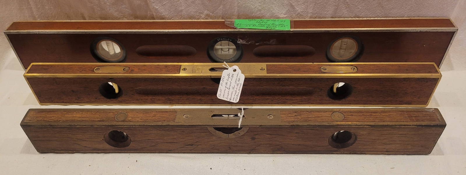 (3) Stanley No. 1193 (beautiful), Stratton Bros No. 10-1/2, Stanley No ...