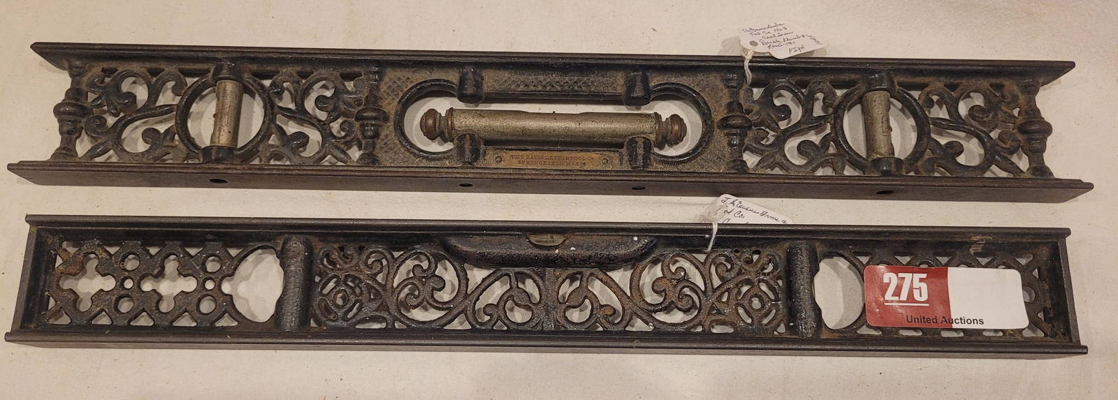 Levels - Davis Tool Co., Cast Filigree, (2) Auction