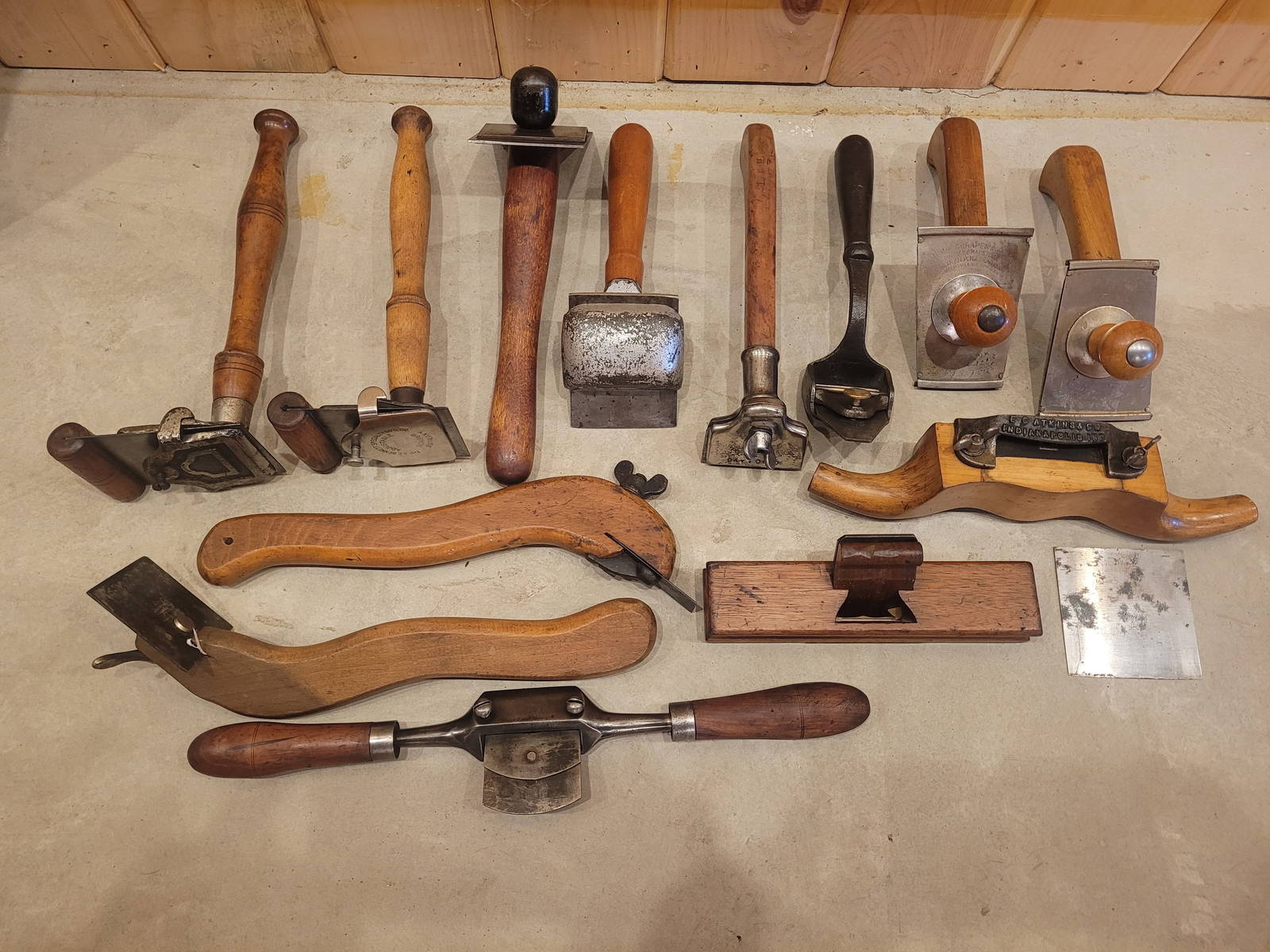 (12) Scrapers-a.e.bennett, Goodell-pratt No.369, Chester Britt, A.w ...