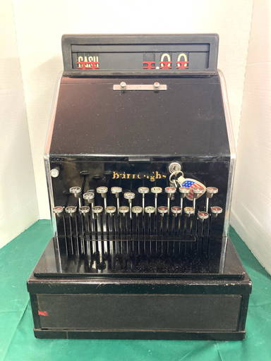 Burroughs Cash Register (#0225) on Jun 19, 2022 | Lee Fox Auctioneers in NJ