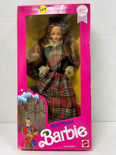 Scottish Barbie Dolls Of The World Special Second Edition Doll 1991 Mattel