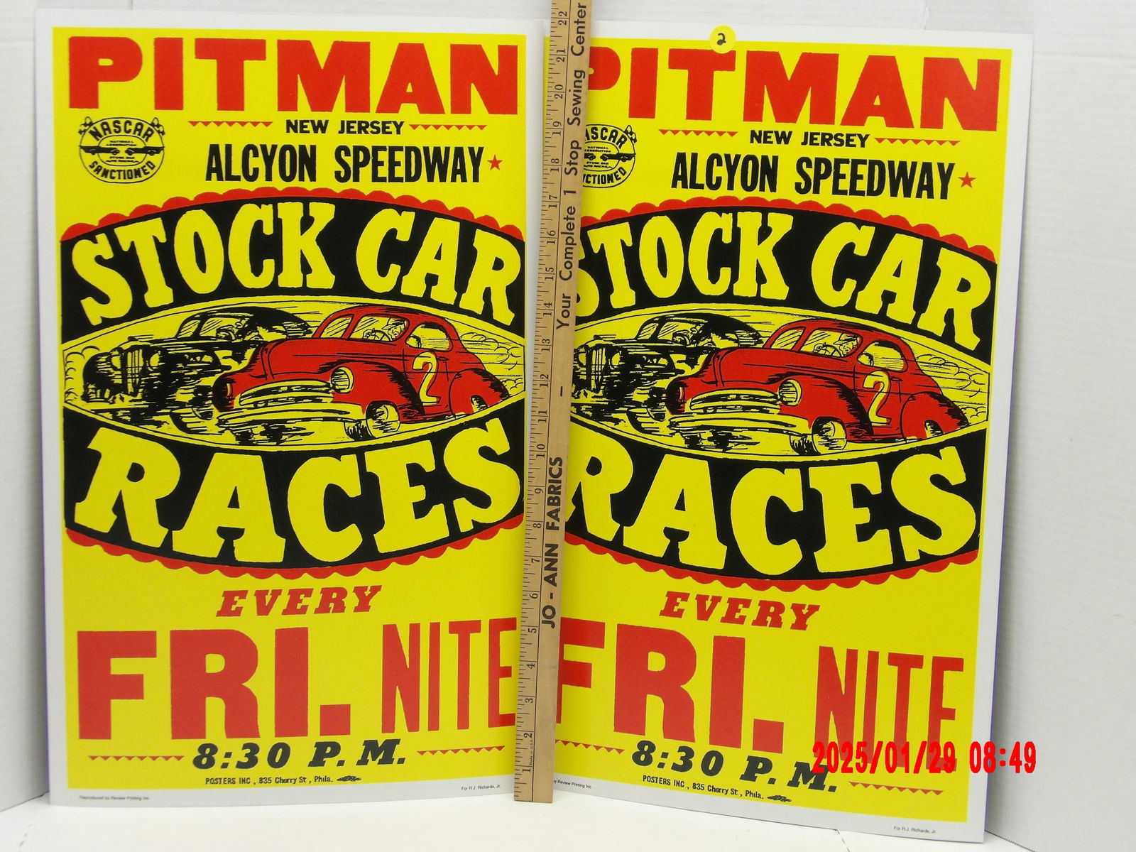 Vintage Repro Alcyon Speedway Posters (22" X 13.5") Auction
