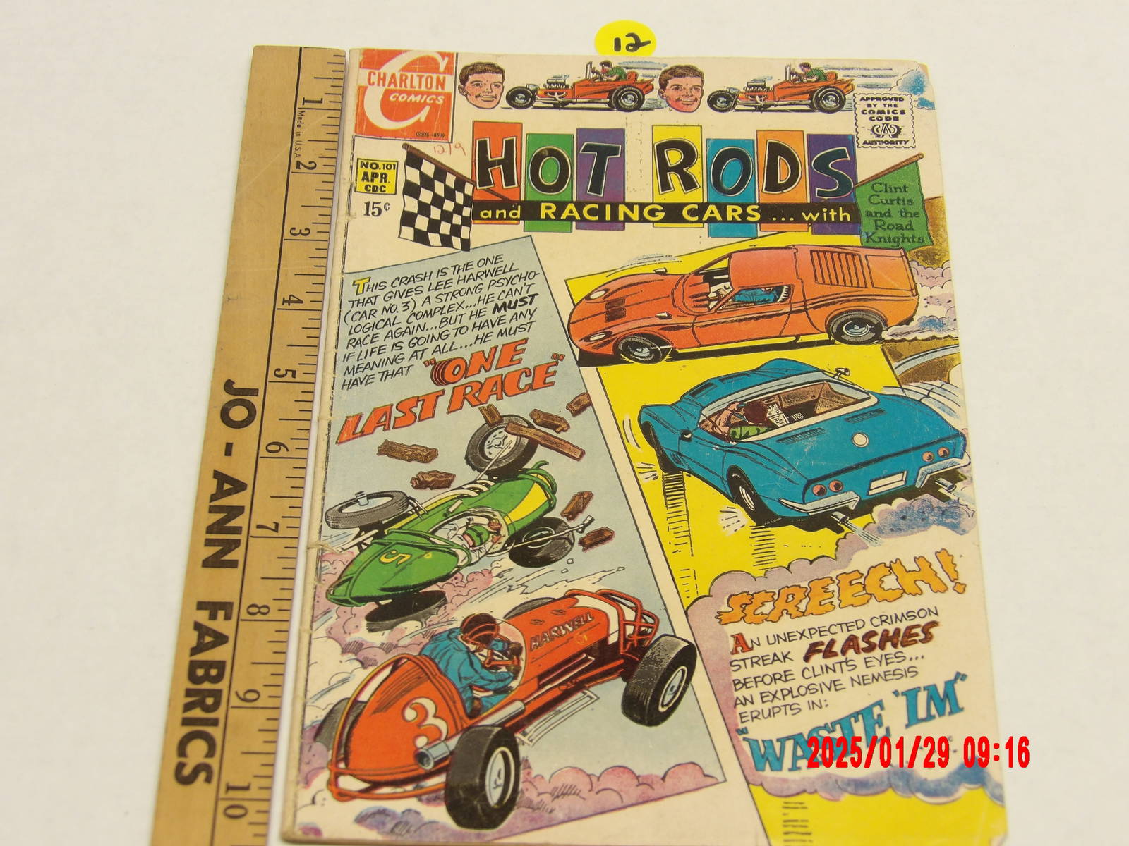 Vintage Charlton Comics “hot Rods And Racing Cars With Clint Curtis And ...
