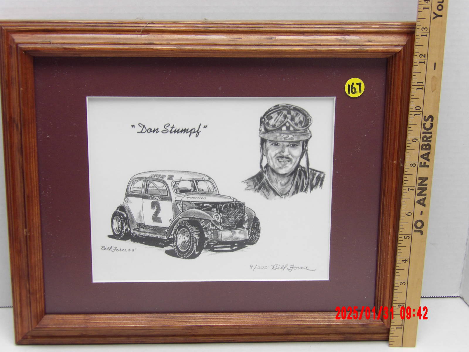 Buy Framed Limited Edition Autograph "don Stumpf" Racing Caricature By ...