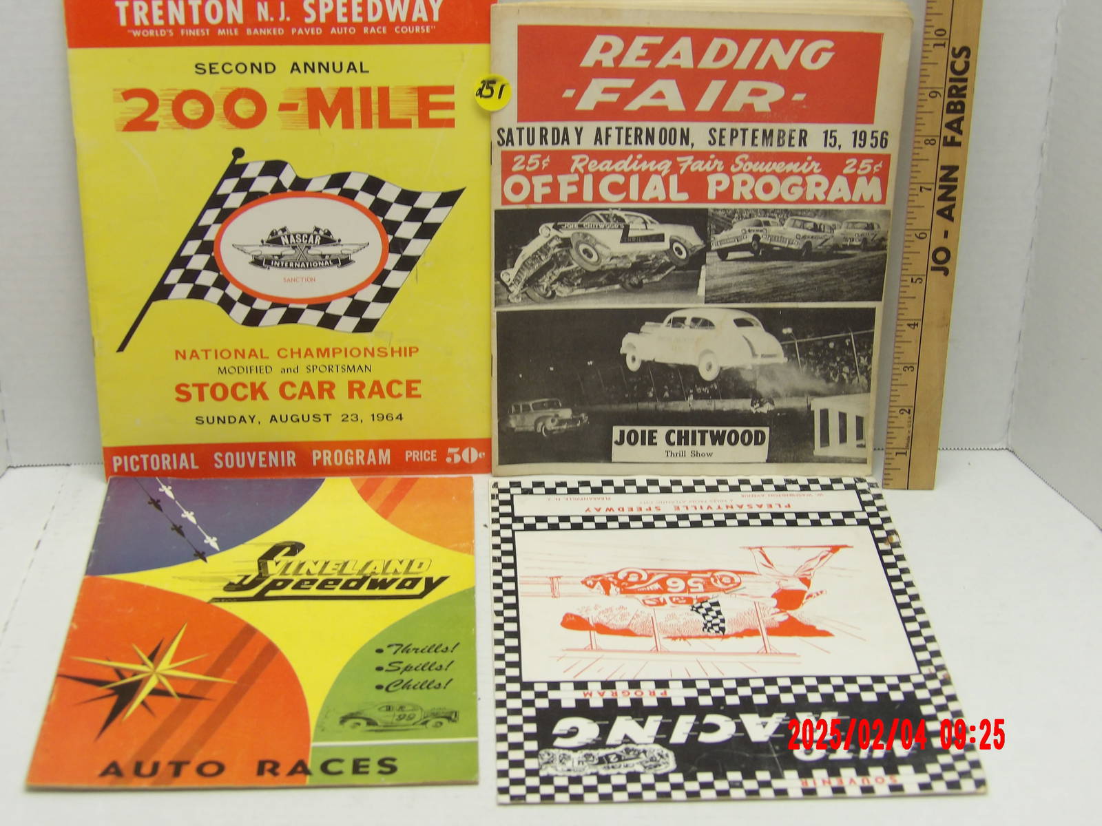 Vintage Auto Racing Programs Collection – Trenton, Reading Fair ...