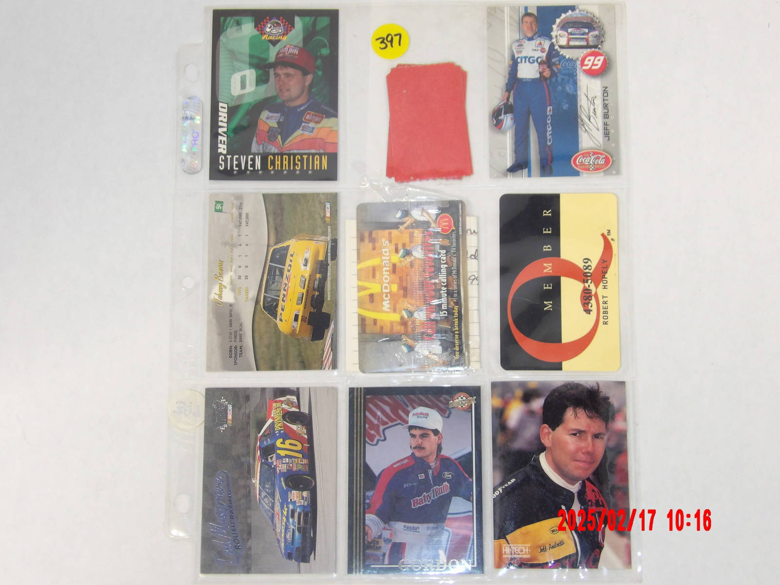 Collection Of Auto Racing Trading Cards And Nascar Driver Featured ...