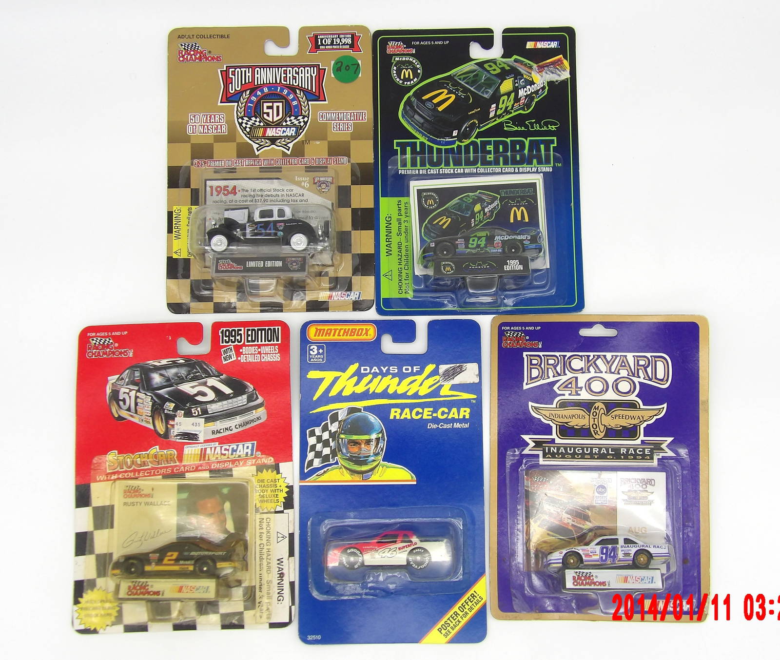 Vintage Nascar Die-cast Car Lot – Racing Champions, Matchbox, 50th ...