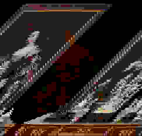 A Large 18th Century Portrait Of Mrs Arabella Hunt (1662-1705) Playing ...