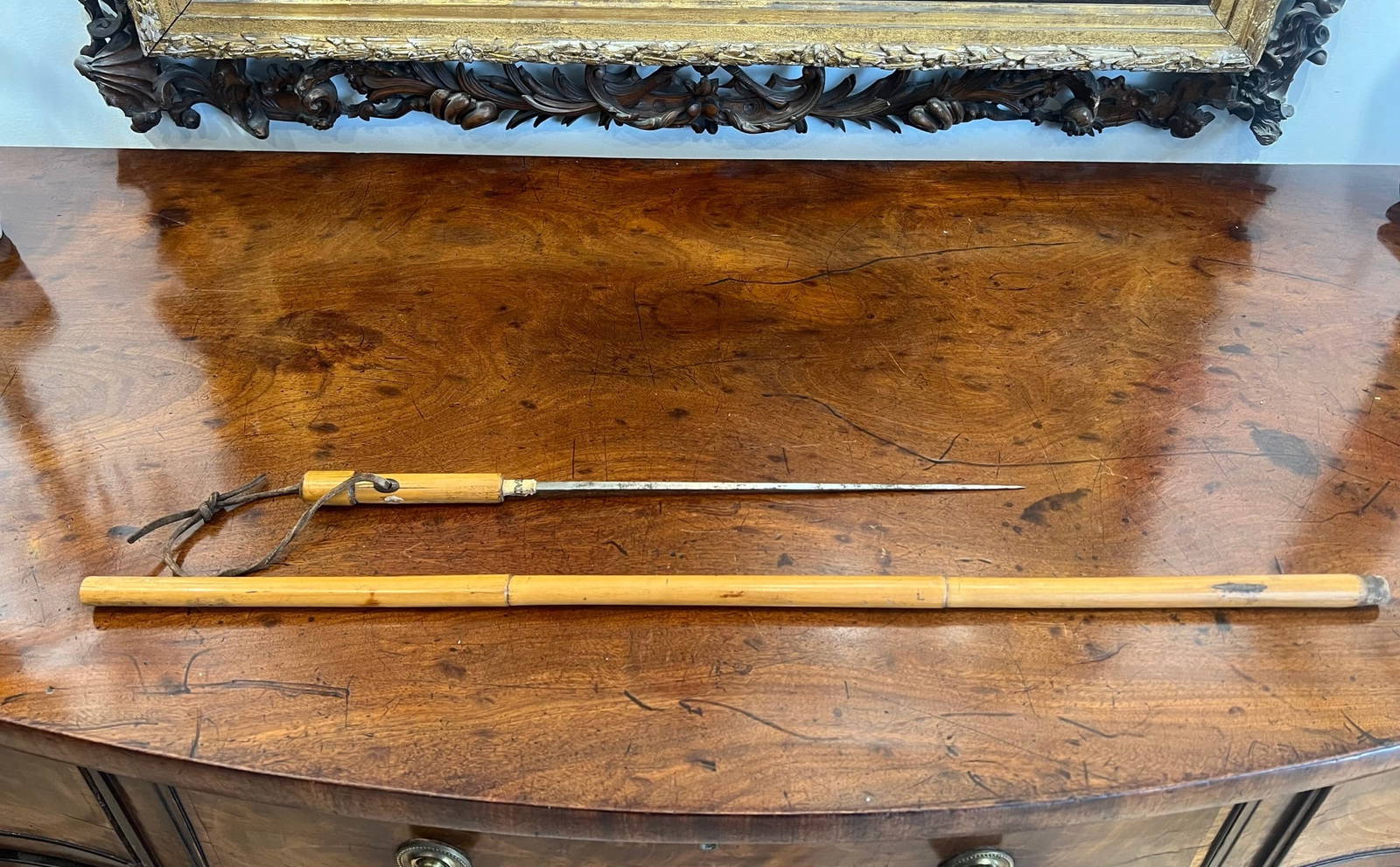 An Early 20th Century Bamboo Sword Stick Auction