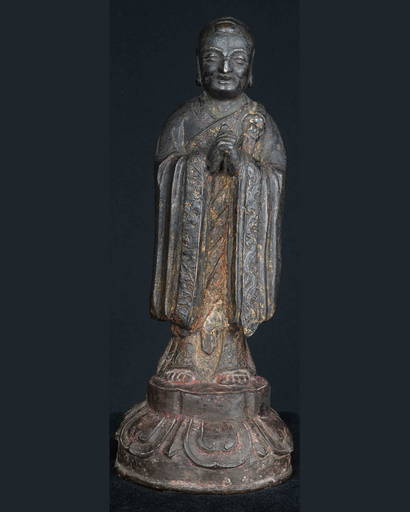 Bronze Ananda statue, Ming dynasty 明 銅雕阿難尊者 (#0060) on Sep 05, 2022 ...
