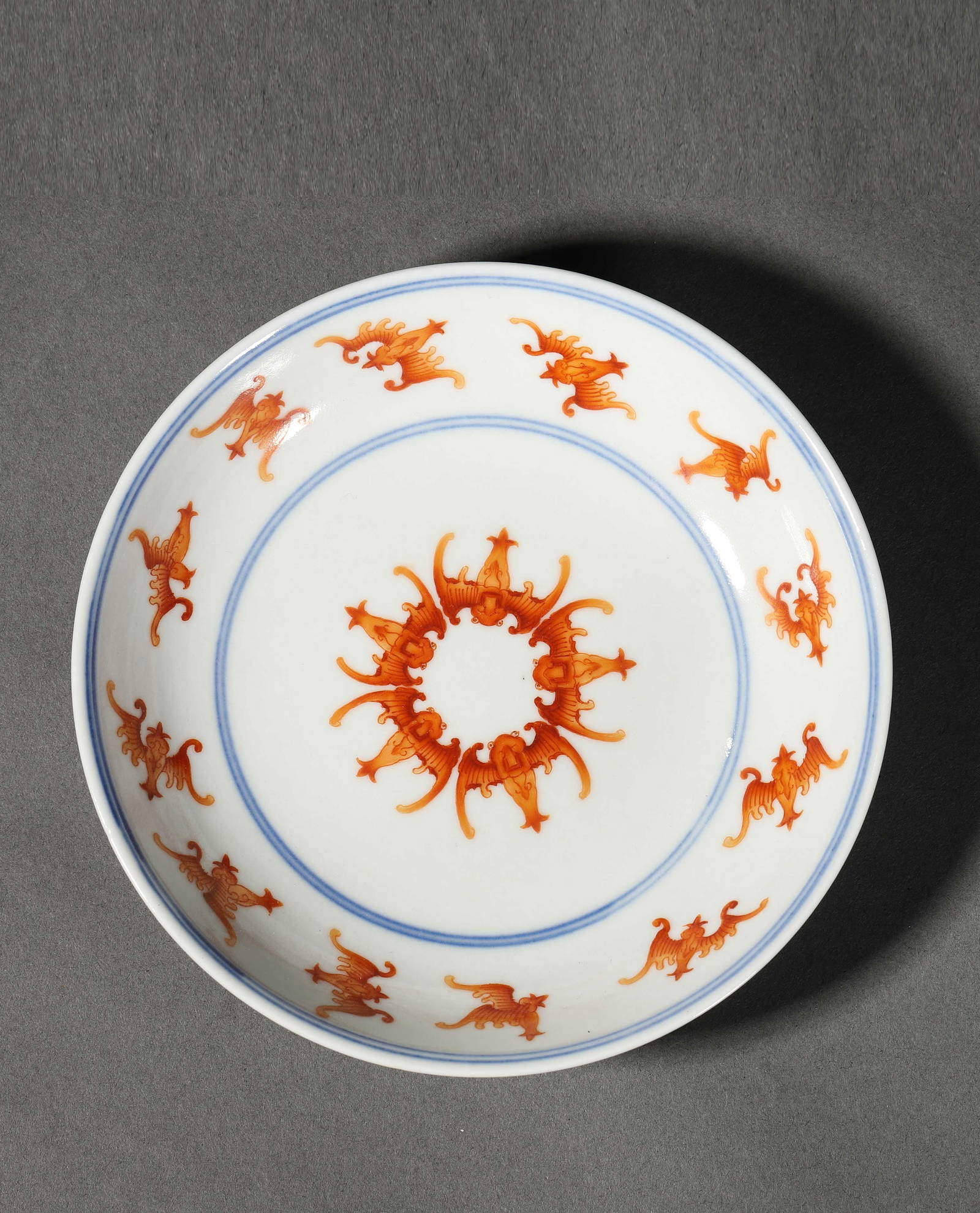 A 'hong Fu Qi Tian" Dish Auction