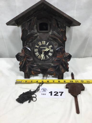 Cuckoo Clock By Mi Ken Clock Co, Working Condition Unknown