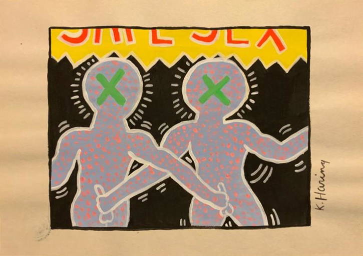 Keith Allen Haring (1918-1979) Watercolor on Paper (#0051) on Aug 11 ...