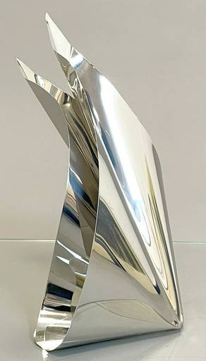 Bernard BASCHET (1917 - 2015). Sculpture "2 Menschen" ("Two people ...