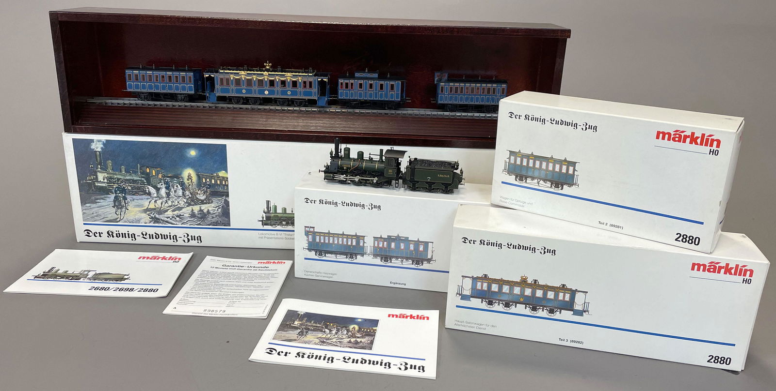 The King Ludwig Train By Märklin. H0 Trace. 4 Parts.
