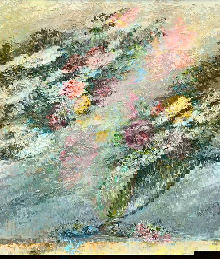 Walter Prescher Van Ed (1916 1988). "summer Flowers".