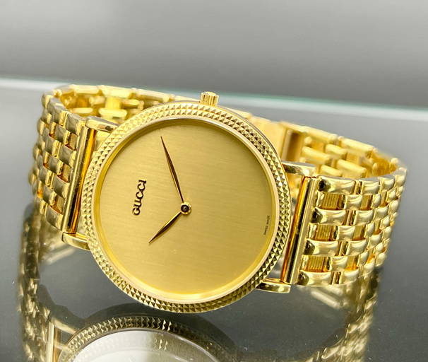 Wrist Watch. Gucci. 750 Yellow Gold. Quartz.