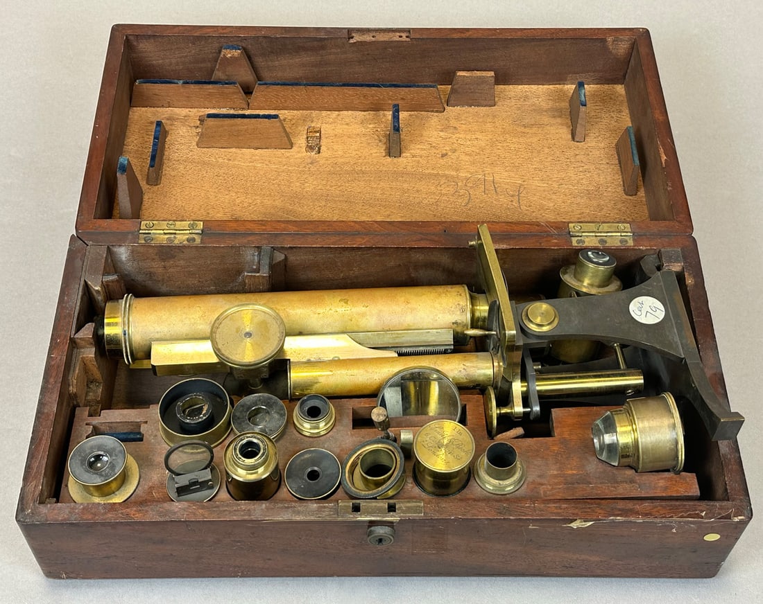 Smith & Beck Student Microscope. 1850.