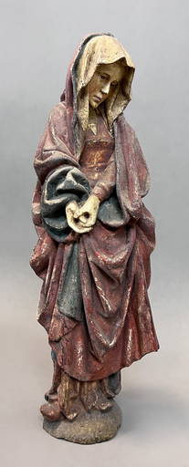 Altarpiece. Lamenting Woman. Around 1700. South Germany.