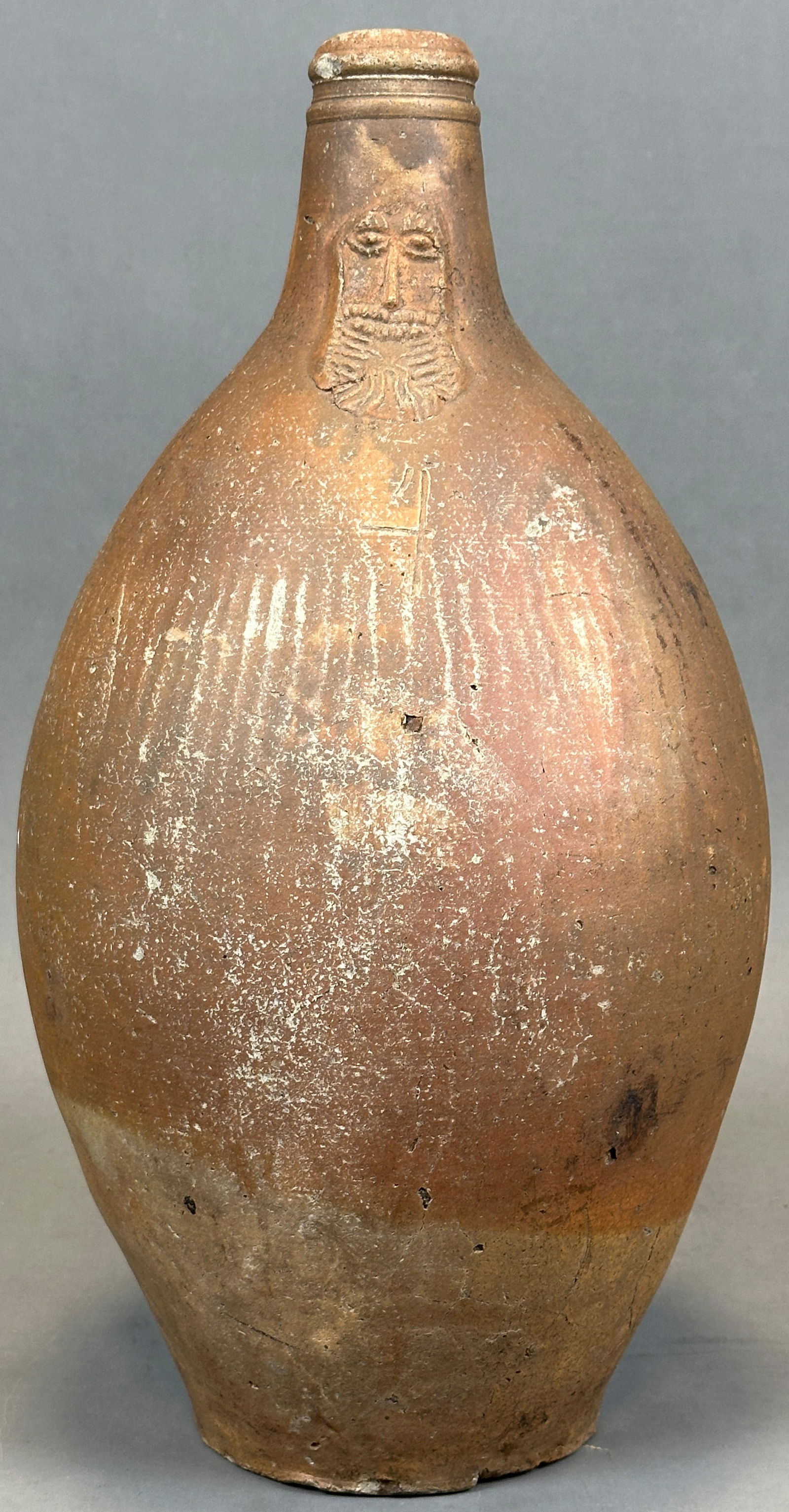 Large Bartmann Jug. Frechen. 17th/18th Century. Auction