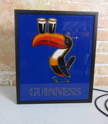 Guiness Beer Advertising Sign With Toucan Bird