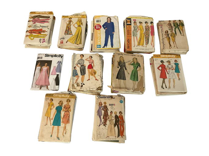 Lot of over 40 McCalls, Butterick and Simplicity Sewing Patterns - Nov ...
