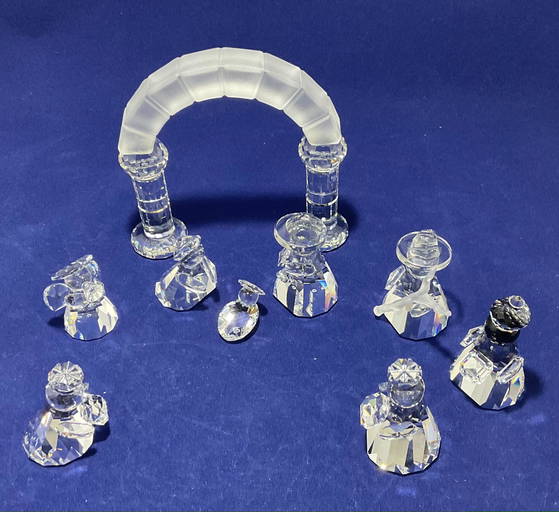 4 Piece Swarovski Crystal Nativity Scene (#0209A) on Dec 04, 2022 | GCB ...